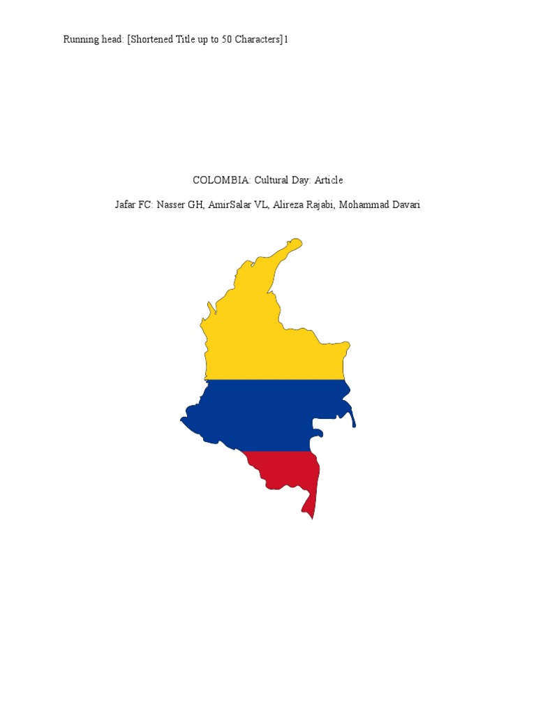 Colombia: Culture and Geography Overview | PDF