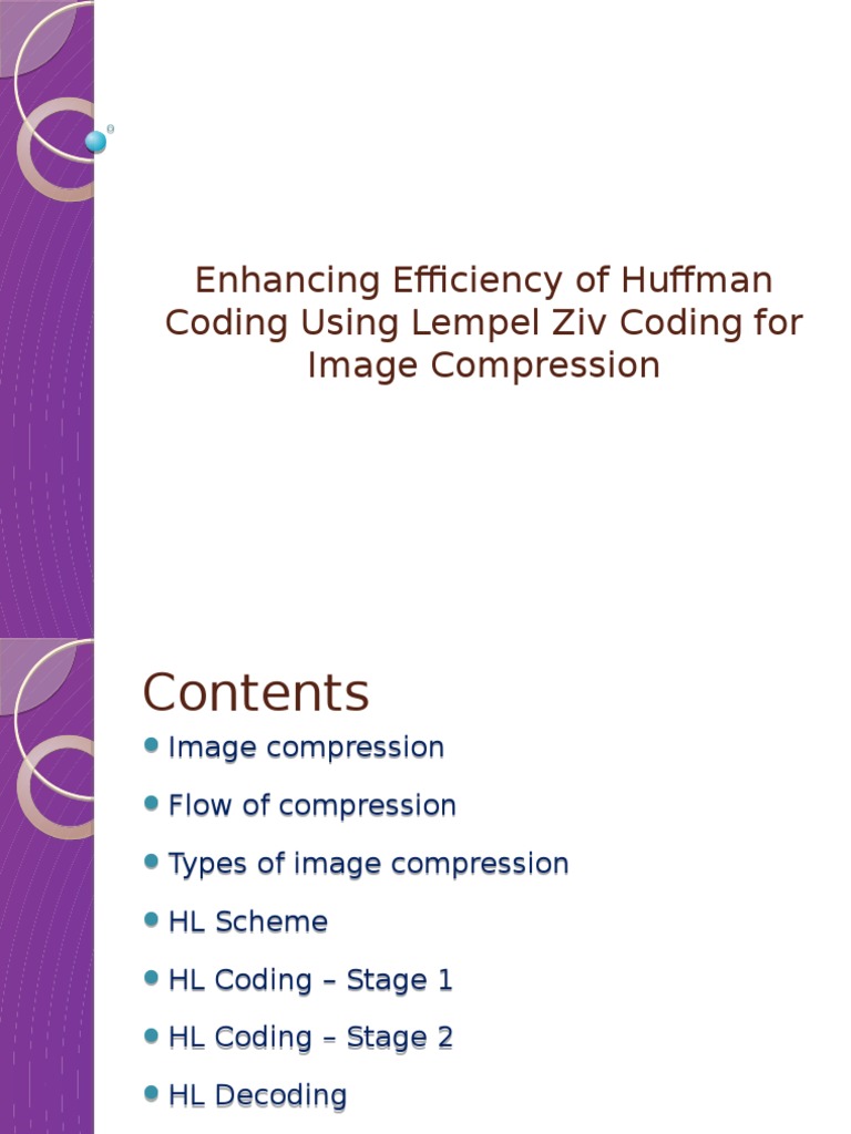 Enhancing Efficiency Of Huffman Coding Pdf Data Compression Code