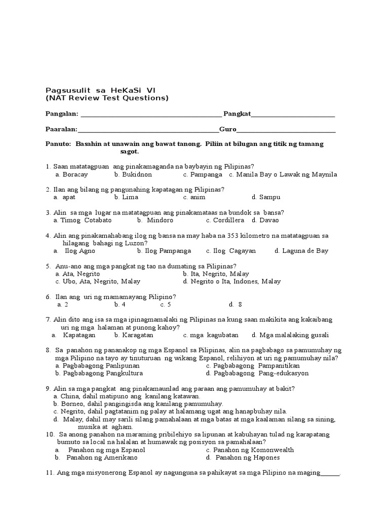 Nat - Hekasi 6 | PDF