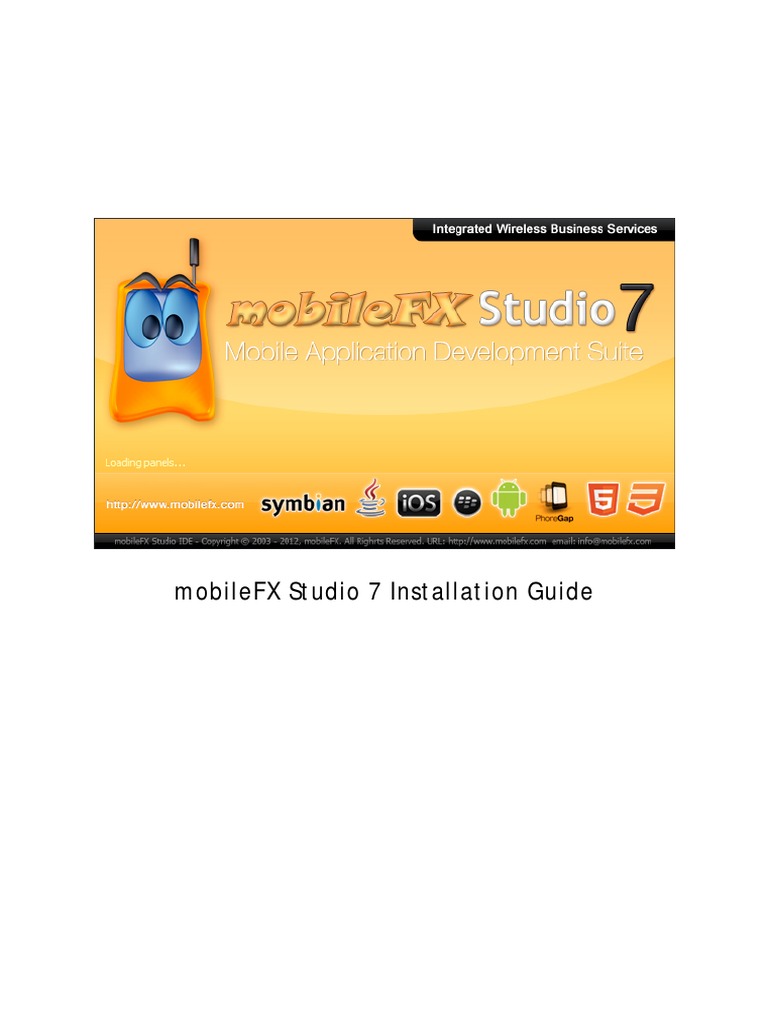 mobileFX Studio 7 Windows Install Guide | PDF | Java (Programming Language) | Installation ...