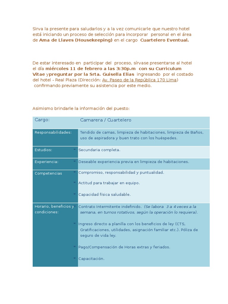 Sirva La Presente para Saludarlos y A La Vez Comunicarle | PDF ...