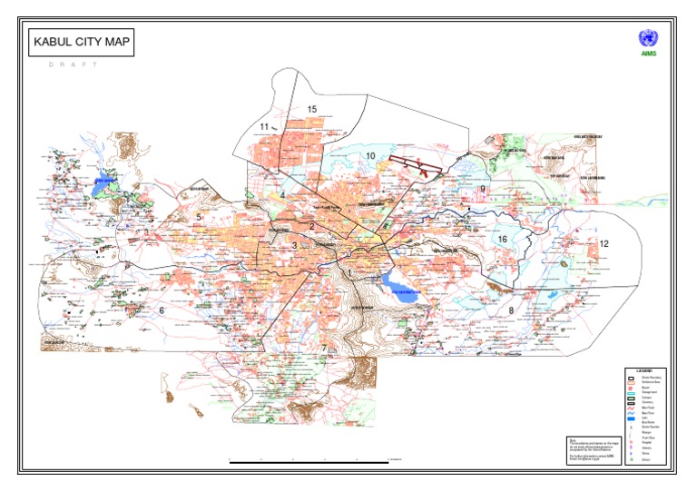 Kabul Map PDF | PDF