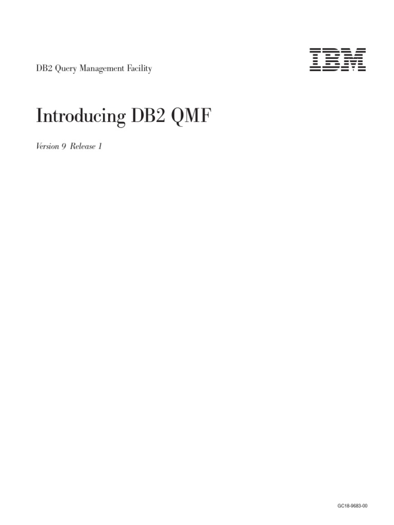 Db2 Qmf Pdf Ibm Db2 Sql