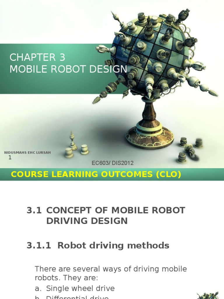 3 - Mobile Robot Design | PDF | Mechanical Engineering | Mechanics