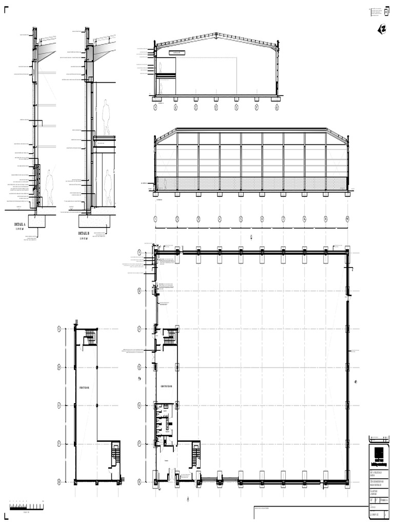 Steel Portal Frame Construction Details | PDF | Framing (Construction ...