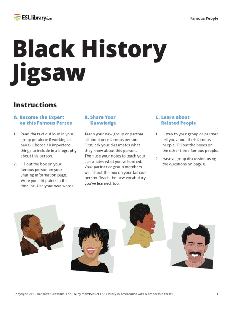 80 Black History Jigsaw | PDF | Oprah Winfrey | Maya Angelou