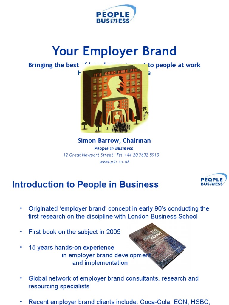 Simon Barrow EB 30 Min Key Note | PDF | Brand | Recruitment