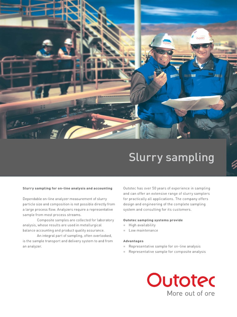 Slurry Sampling: Slurry Sampling For On-Line Analysis and Accounting ...