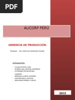 Alicorp Saa Esquema de Procesos | PDF | Logística | Marketing