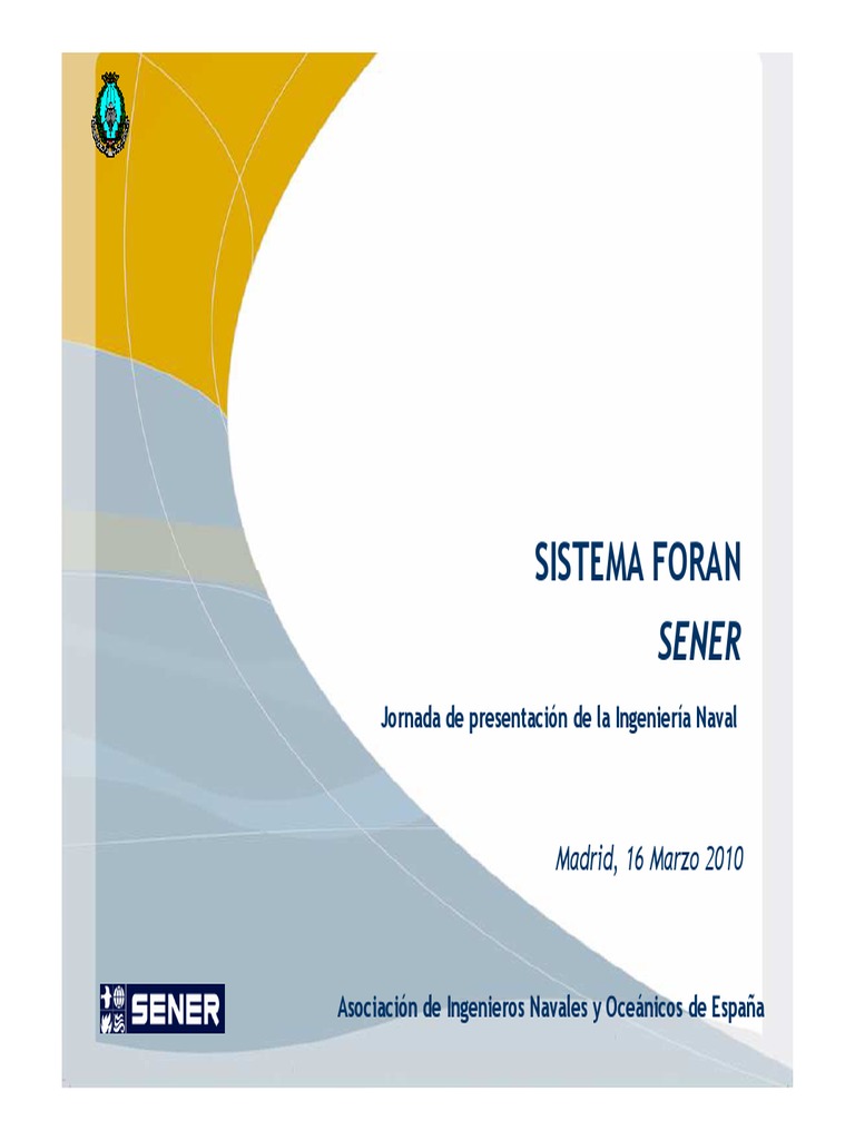 Sistema Foran Sener | PDF | Ingeniería | Diseño