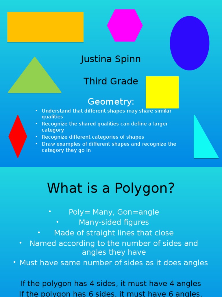 Third Grade Geometry: Polygons & Shapes | PDF