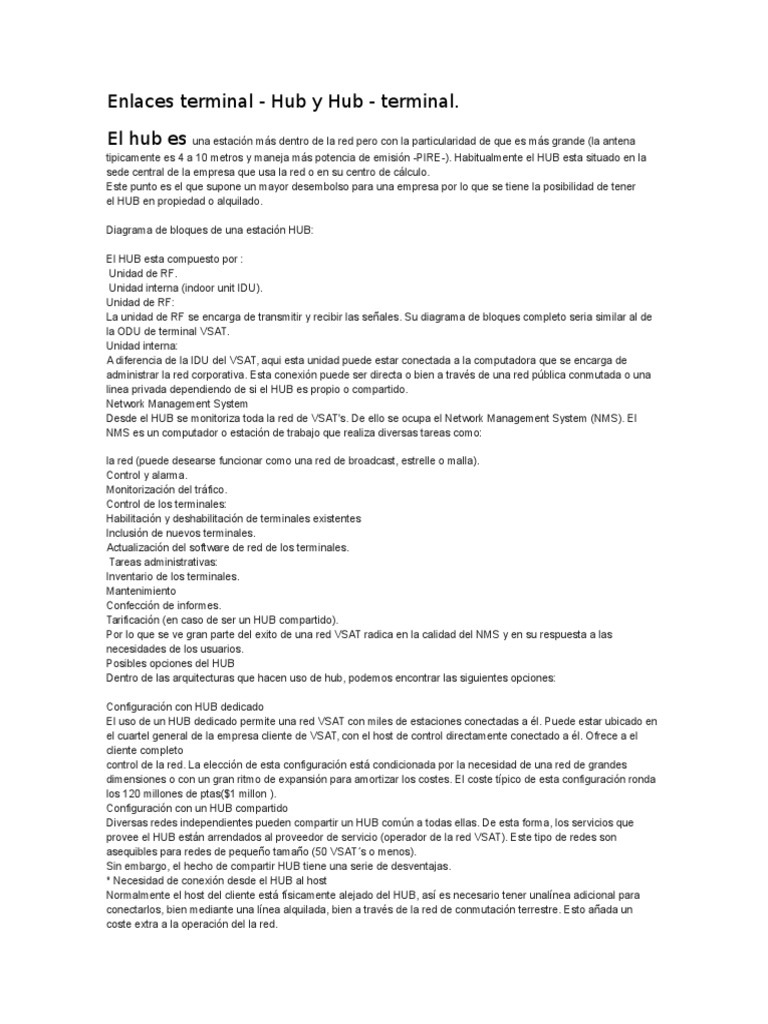 Enlaces Terminal Hub y Hub Terminal | PDF | Suplantación de identidad ...