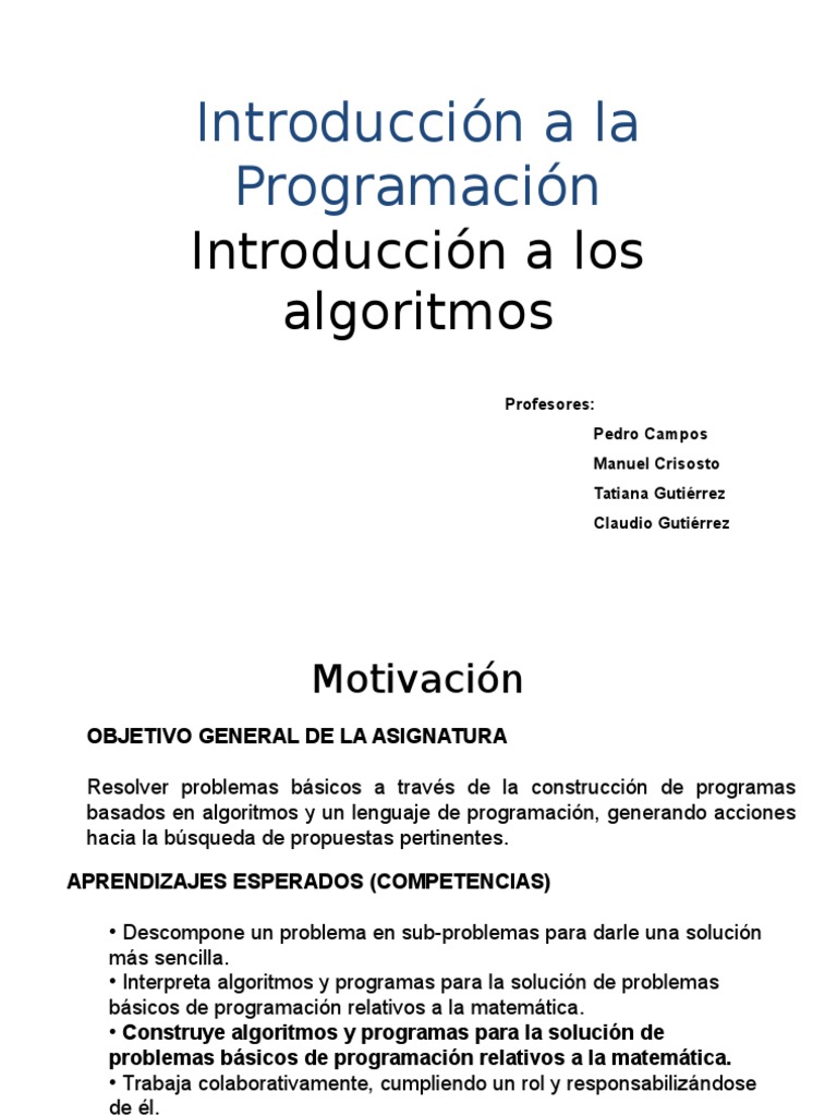 Introduccion A Los Algoritmos | PDF | Algoritmos | Enseñanza de matemática