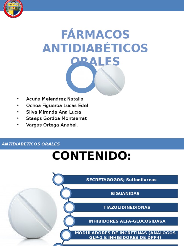 Hipoglicemiantes Orales; Generalidades. | Diabetes mellitus | Hipoglucemia