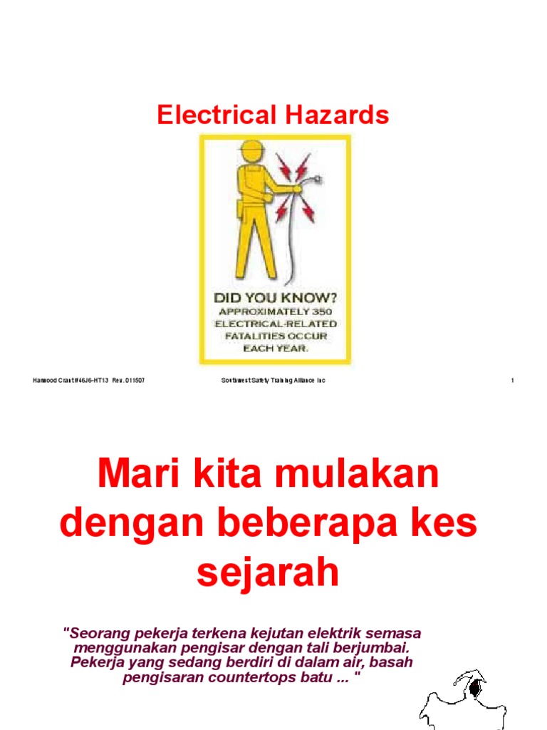 Keselamatan Menghadapi Bahaya Elektrik | PDF