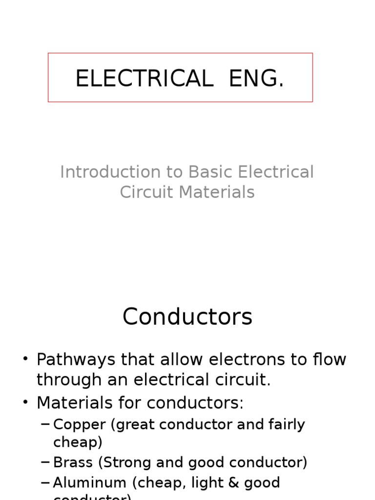 Introduction Basic Electrical Circuit | PDF | Electrical Conductor ...