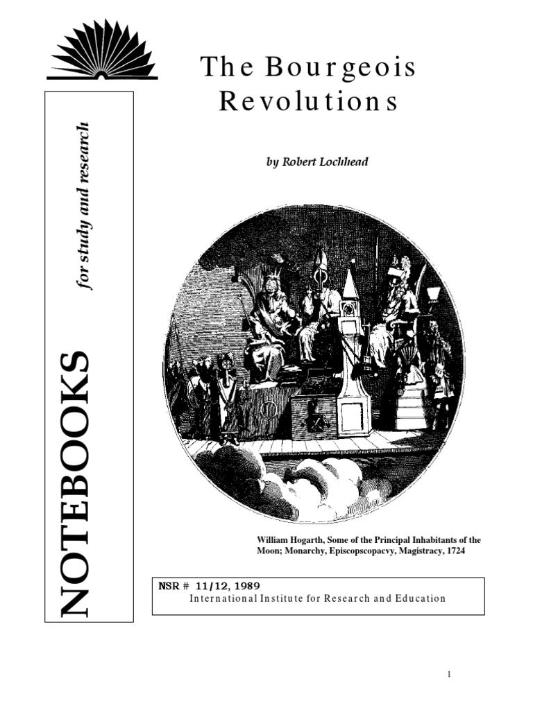 The Bourgeois Revolutions: by Robert Lochhead | PDF | Bourgeoisie ...