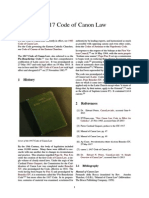 Code of Canon Law | PDF | Catholic Church | Canon Law