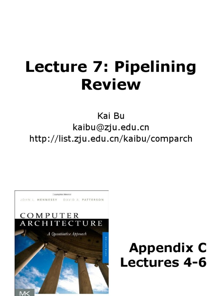 Lec07 Pipelining Review | PDF | Instruction Set | Mips Instruction Set