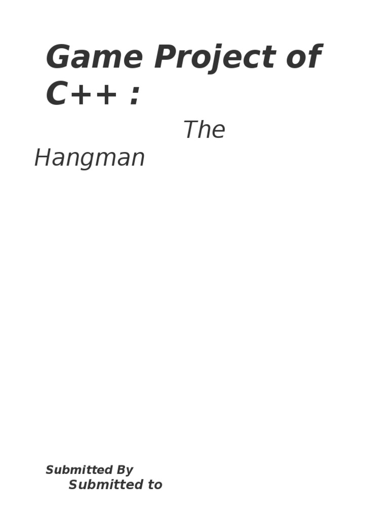 Game Project of C | PDF | Computer Programming | Areas Of Computer Science