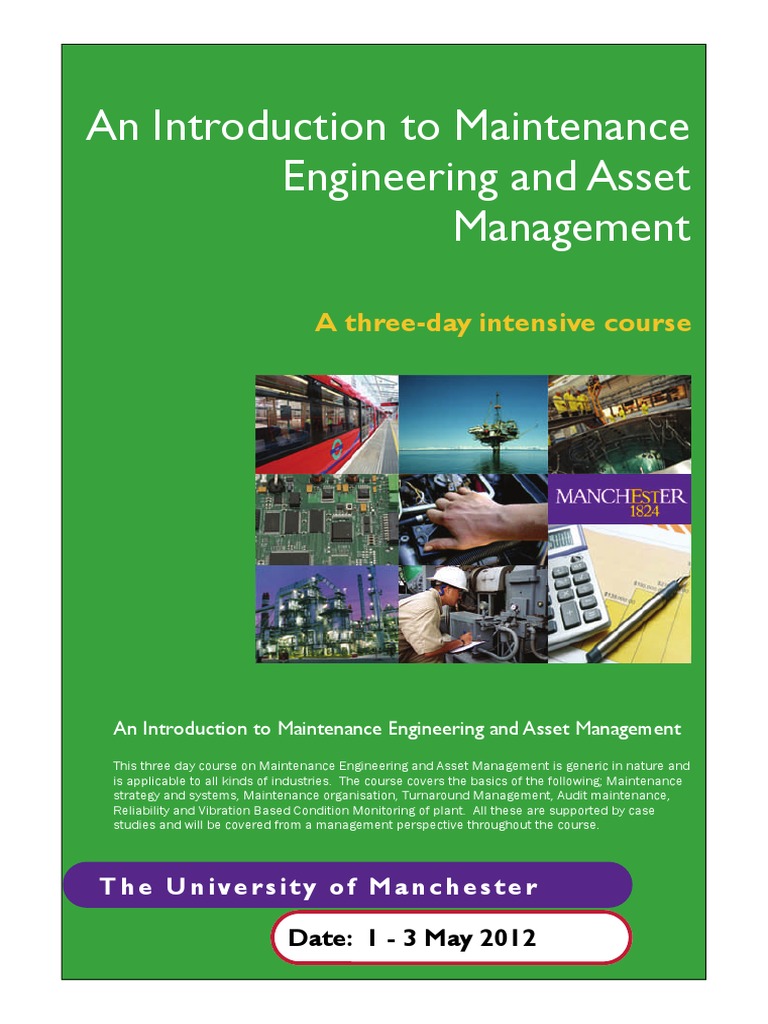 An Introduction To Maintenance Engineering and Asset Management | PDF ...