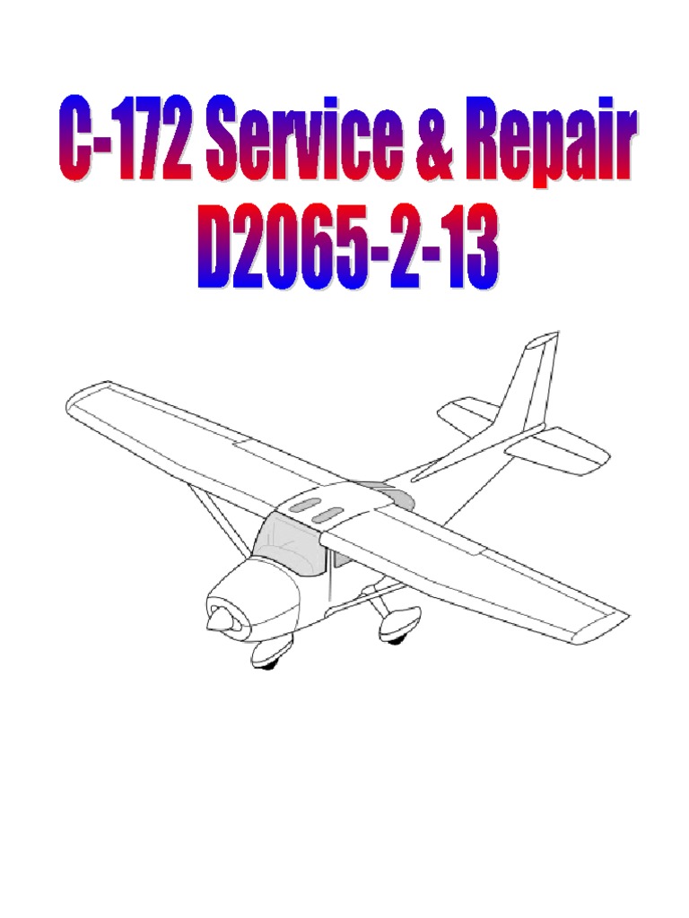 Cessna C172 Service & Repair Manual - 1977-85 | Aircraft | Aviation
