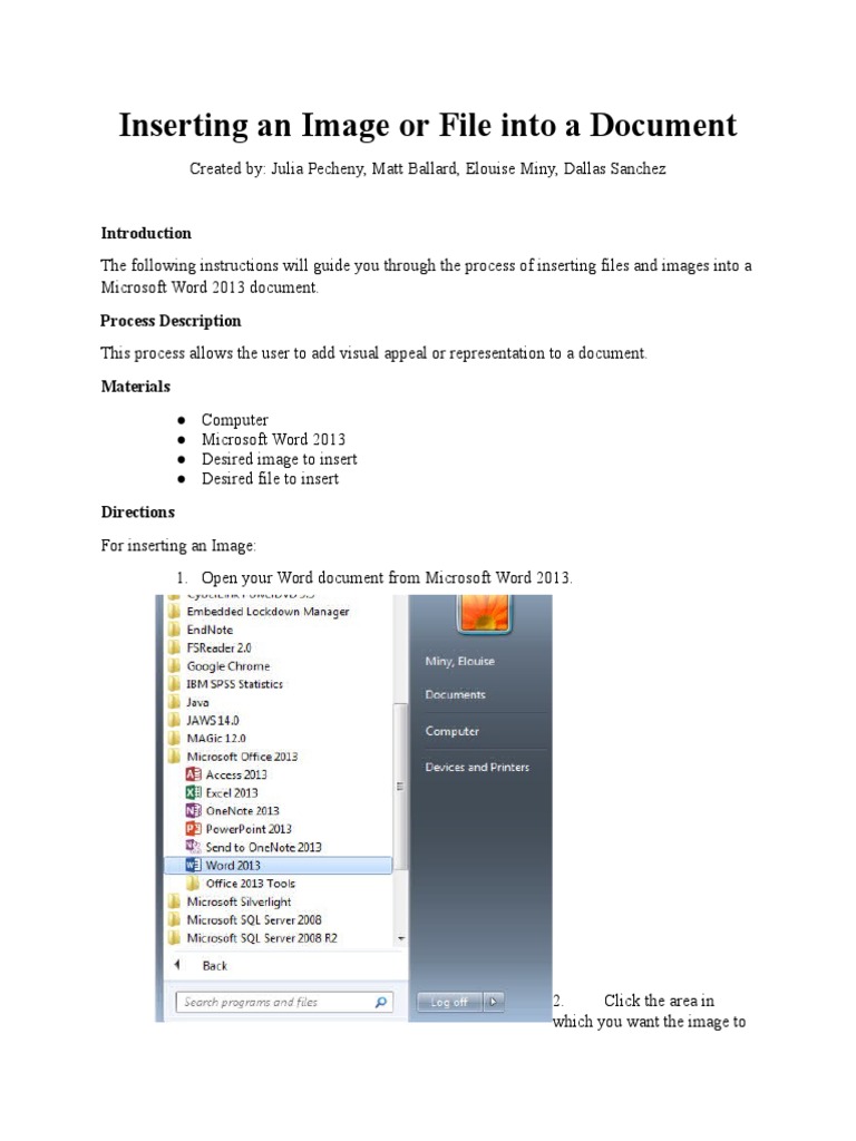 Instructions Final Draft | PDF | Hyperlink | Microsoft Word