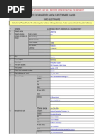 Baltic Exchange Questionnaire | PDF