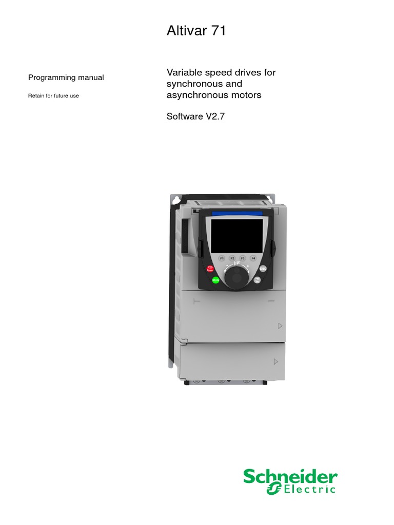 Manual Altivar 71 | PDF | Menu (Computing) | Computer Terminal