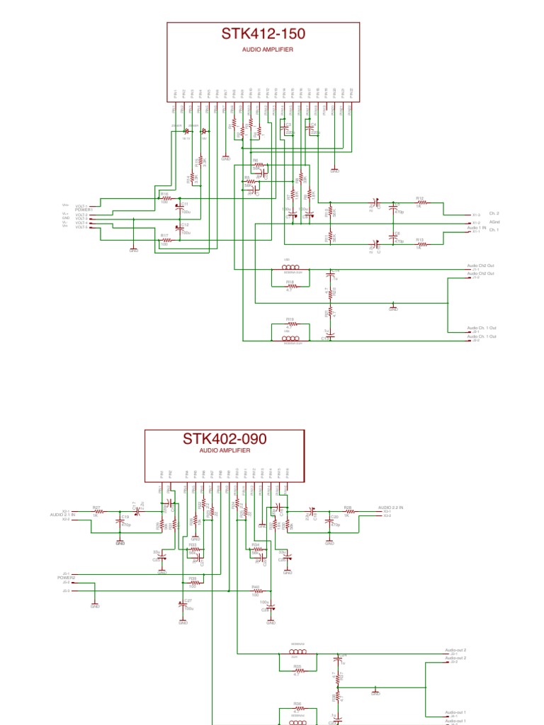 Diagrama stk412-150 | PDF