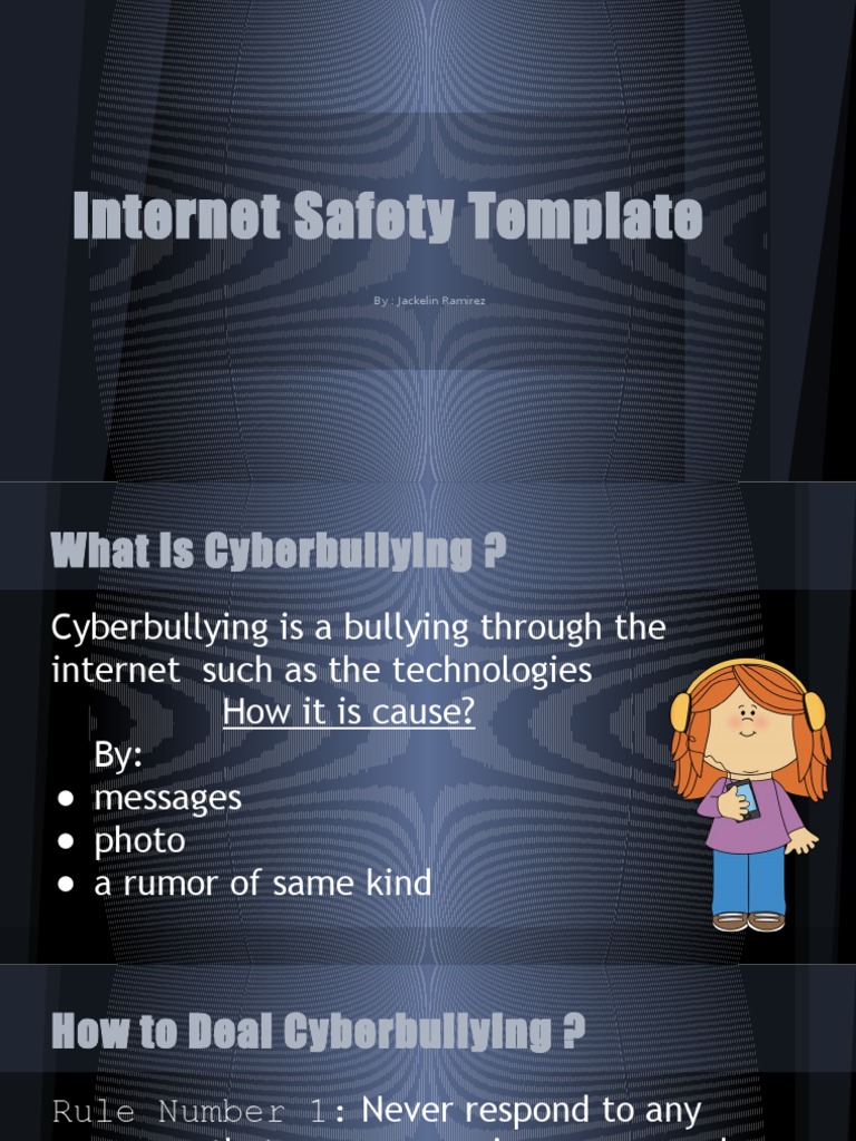 Internet Safety Template - Jackelin Ramirez | PDF