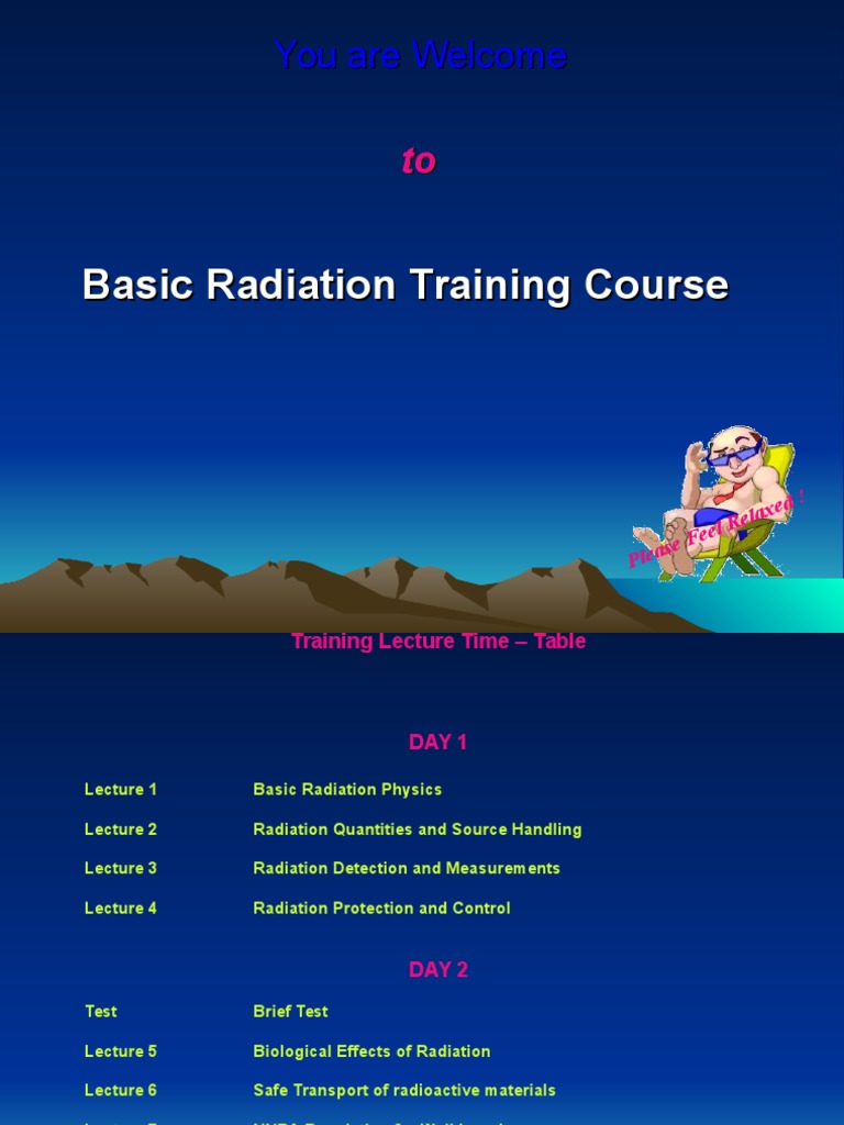 Basic Radiation Training Course Overview | PDF | Radionuclide ...