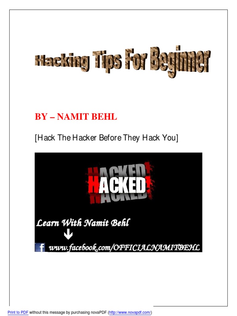 Hacking Tips | PDF | Domain Name System | Computer Network