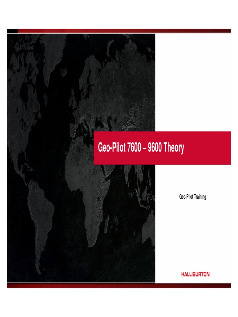 1.0 Geo-Pilot 7600-9600 Theory | PDF | Clutch | Gear