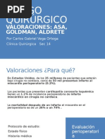 Índice Multifactorial de Riesgo Cardiaco de Goldman | PDF