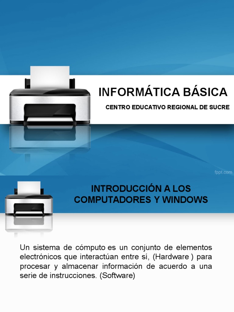 Informática Básica | PDF | Memoria del ordenador | Hardware de la ...