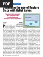 Rupture Disc-PSV Combination | PDF | Valve | Hydraulics