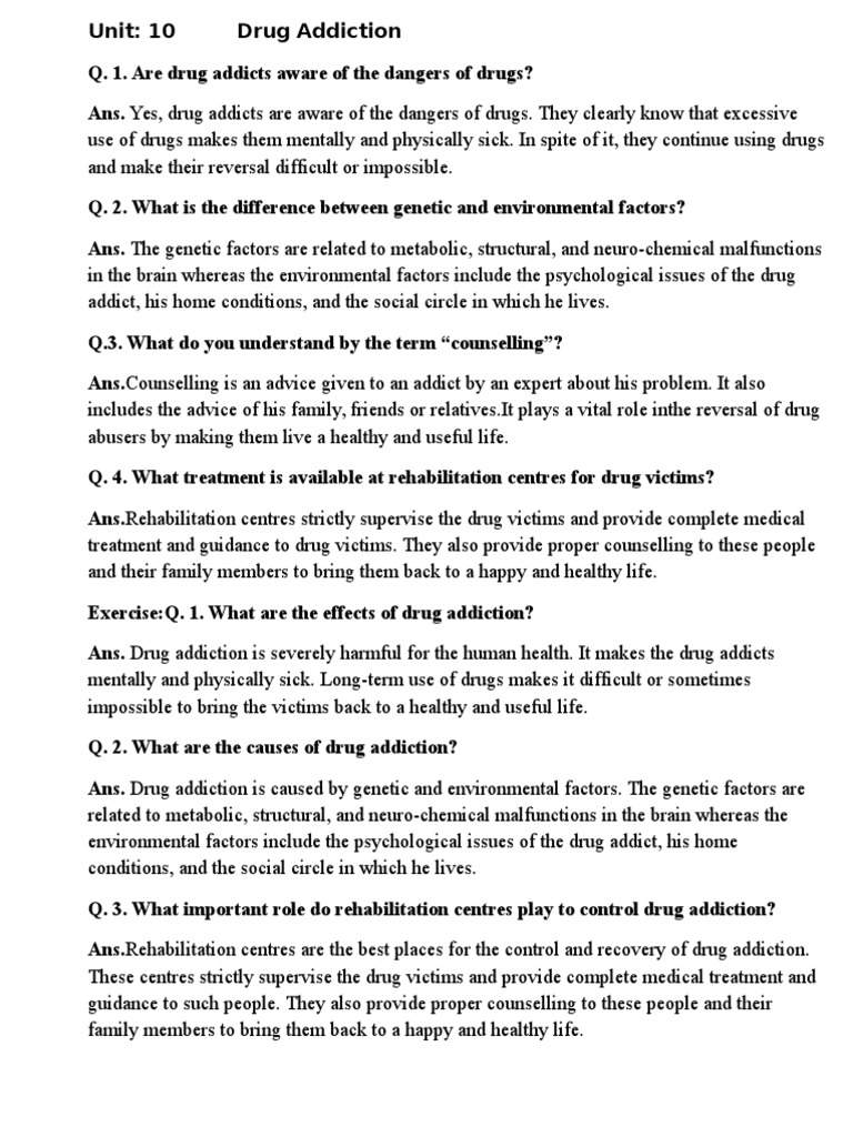 Drug Addiction Guide | PDF | Substance Abuse | Drug Rehabilitation