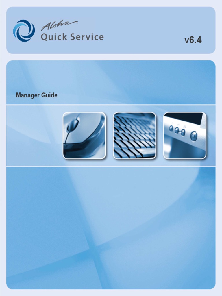 Aloha Qs Managers Guide | PDF | Computer Keyboard | Point Of Sale