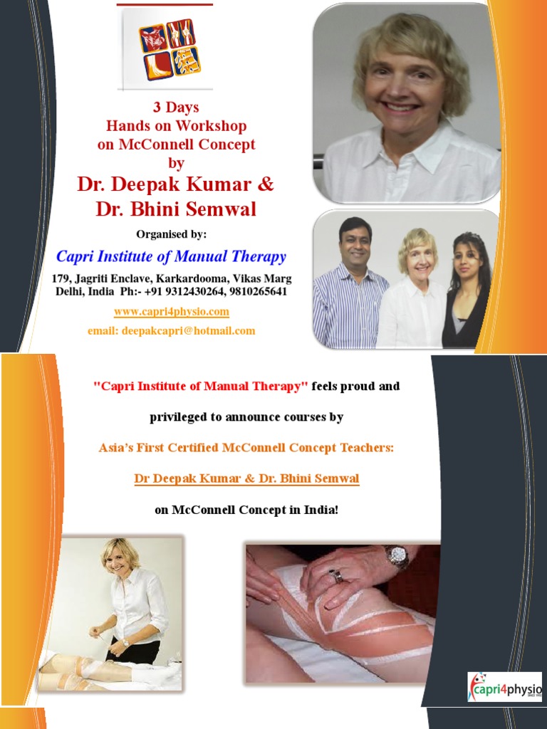 Jenny Mcconell Taping Brochure | PDF | Knee | Physical Therapy