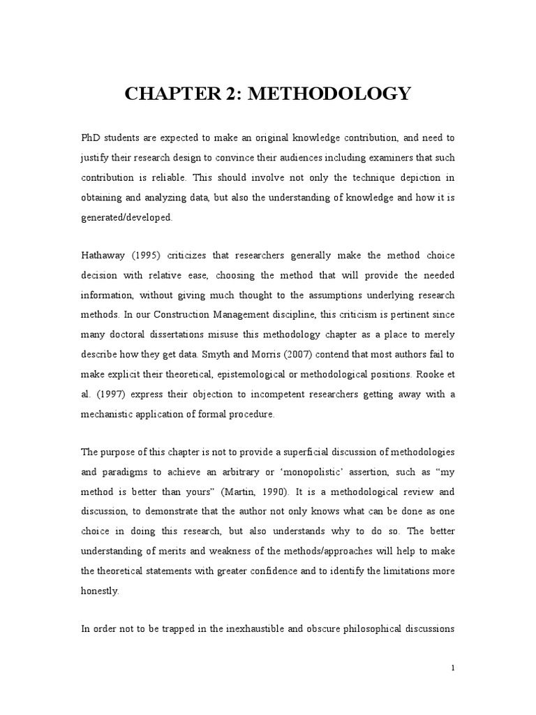 Chapter_2 | Hypothesis | Theory