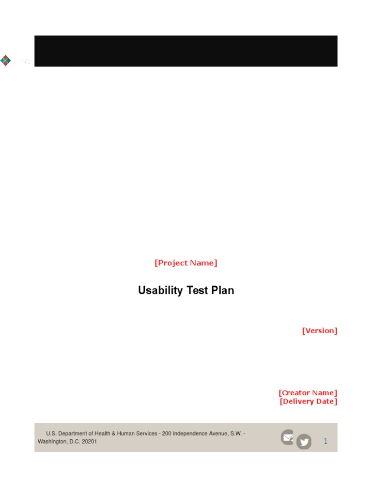 Usability Test Plan | PDF | Usability | Computing