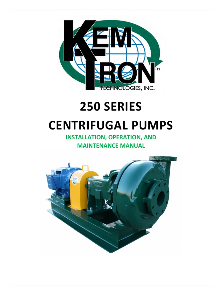 250 Series Centrifugal - Pump | PDF