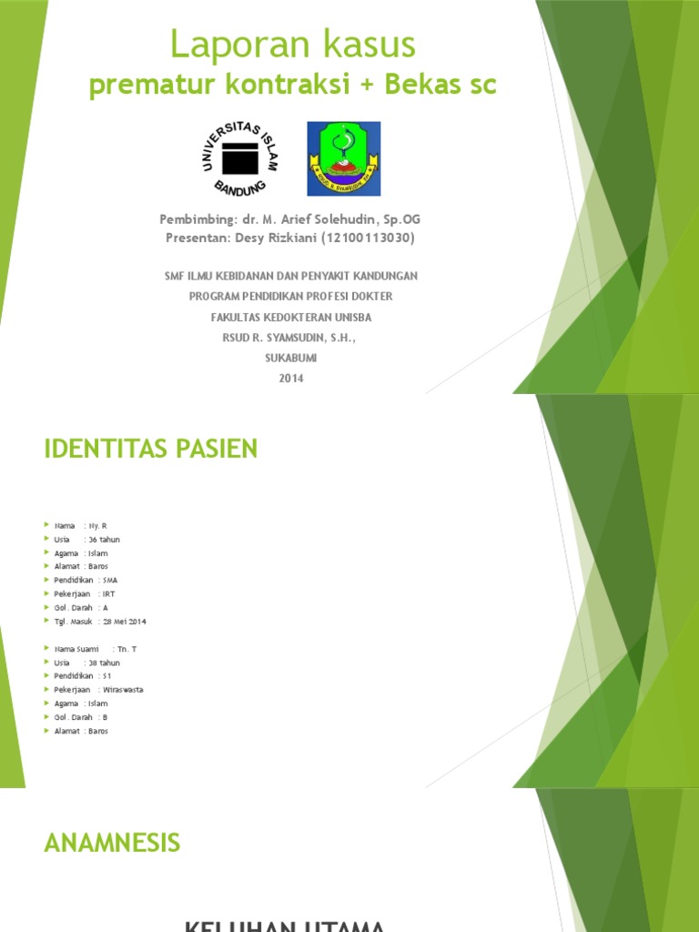 PREMATURE CONTRACTION AND SC SCAR REPORT | PDF