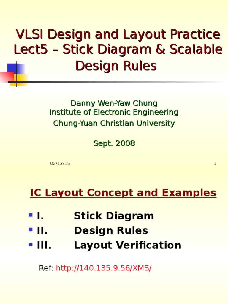 Guide To Draw Stick Diagrams in VlSI | PDF | Integrated Circuit | Cmos