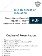Pipe Insulation Thickness Calculation Guide | PDF | Thermal Insulation ...