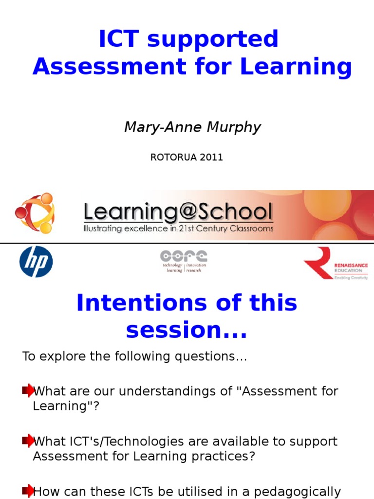 ICT Supported Assessment For Learning. (Final) | PDF | Educational ...
