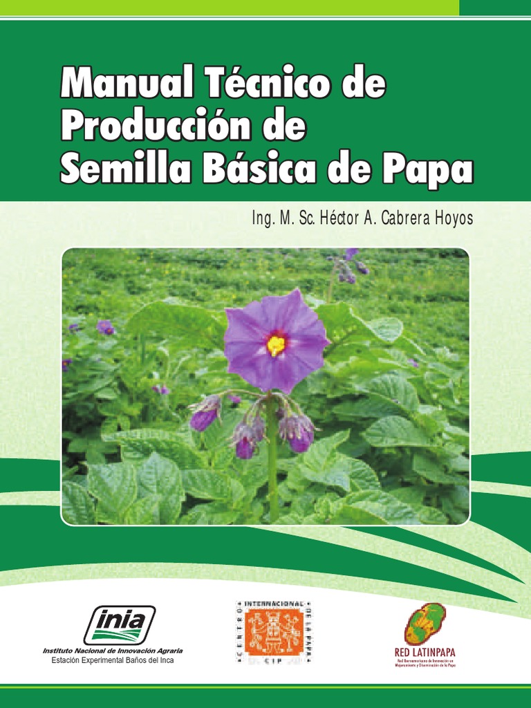 Manual de Produccion de Semilla de Papa | PDF | Siembra | Fertilizante