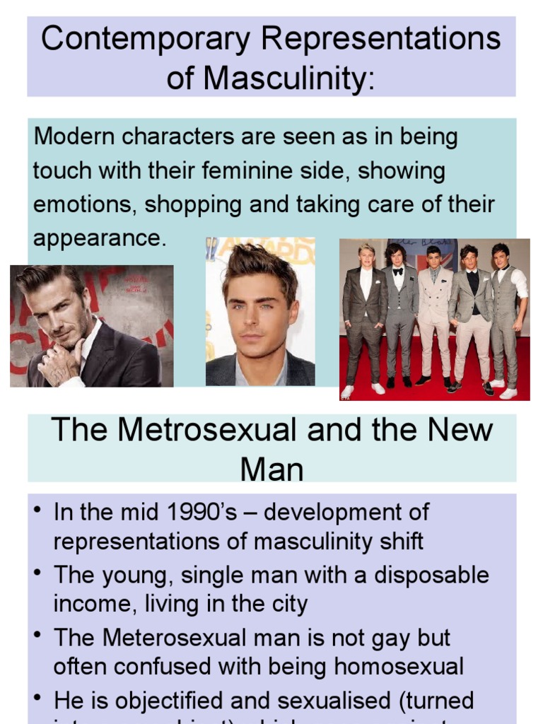 Alternative Male Representations | PDF | Masculinity | Human Sexuality