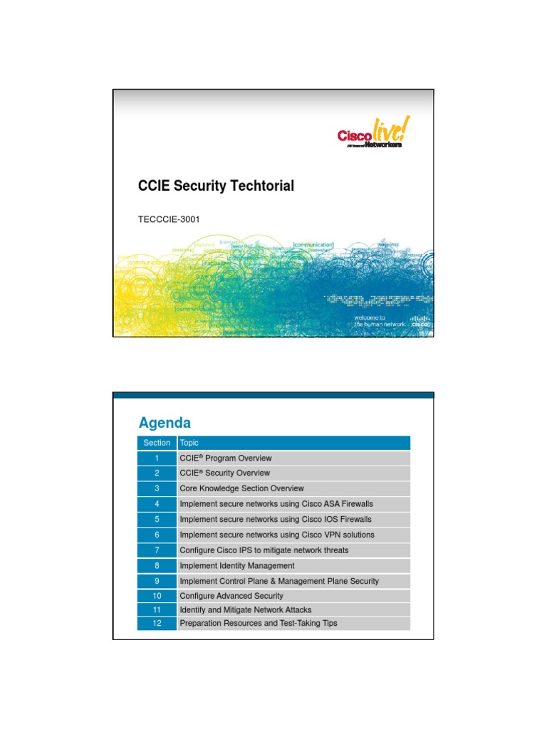 CCIE Security Tutorial | PDF | Firewall (Computing) | Port (Computer ...
